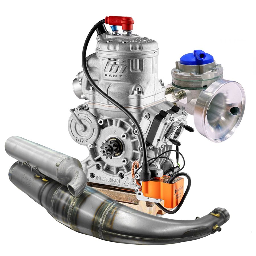 MOTOR TM OK-N COMPLETE / PIPE / CARB.
